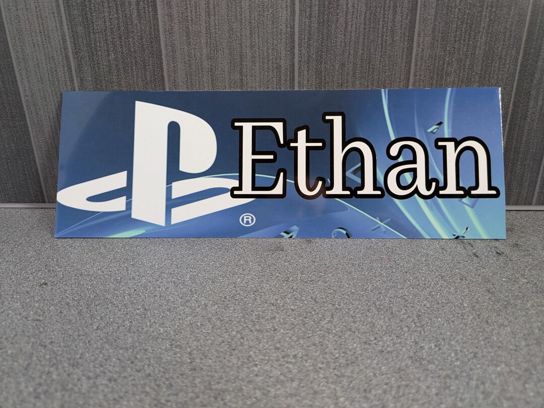 Personalised Playstation-inspired Door Sign - Etsy