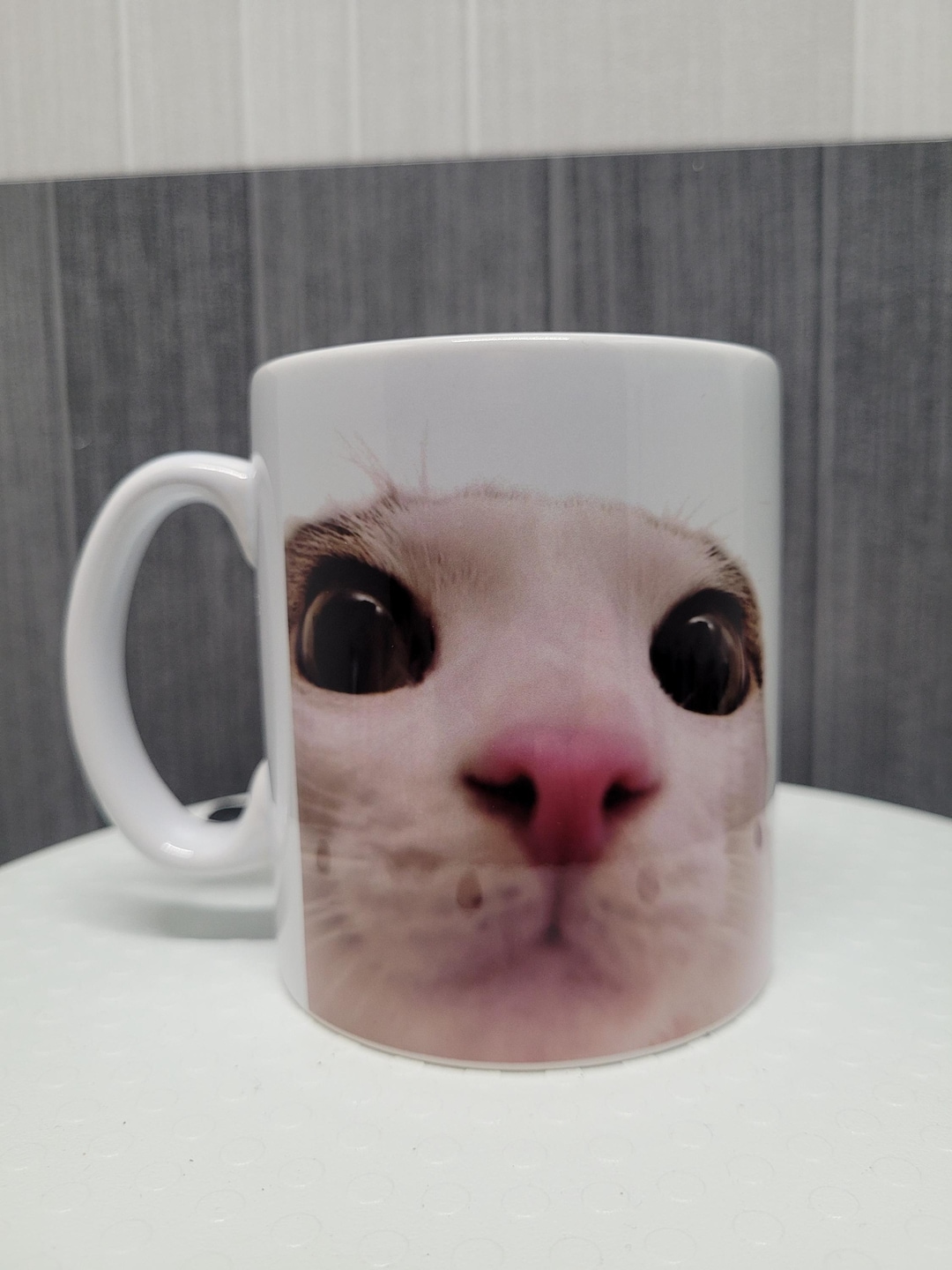 Plink the Cat Meme Mug - Etsy UK
