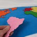 Felt World Map Continents - Etsy