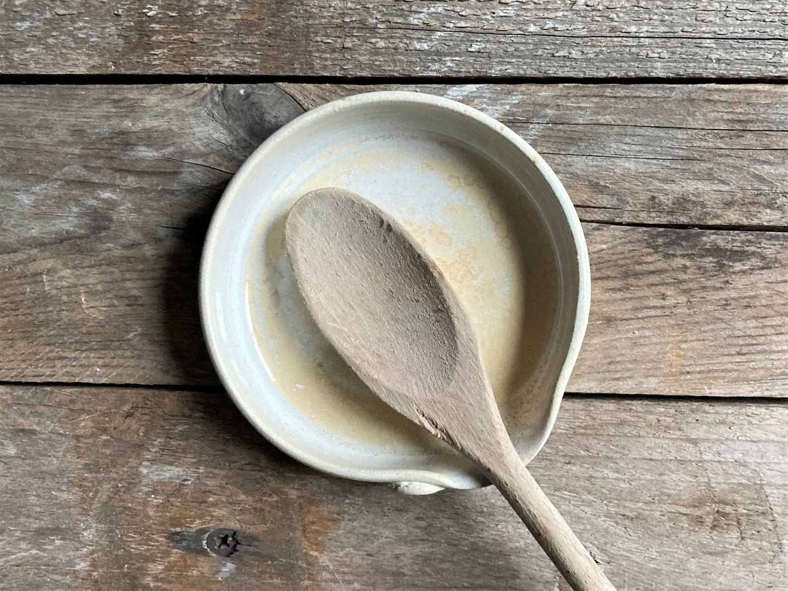 Spoon Rest in Cream Stoneware - Ceramic Pottery - Etsy