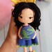 Cute Handmade Amigurumi Earth Doll, Crochet Doll - Etsy