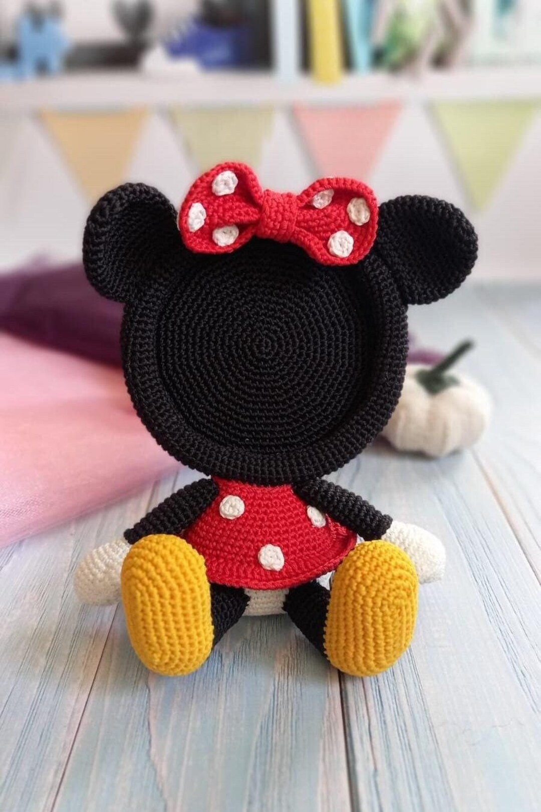 Handmade Minnie Mouse Picture Frame, Amigurumi Picture Frame - Etsy