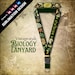 Vintage Gold Biology Lanyard Custom Digital Design Commercial Use ...