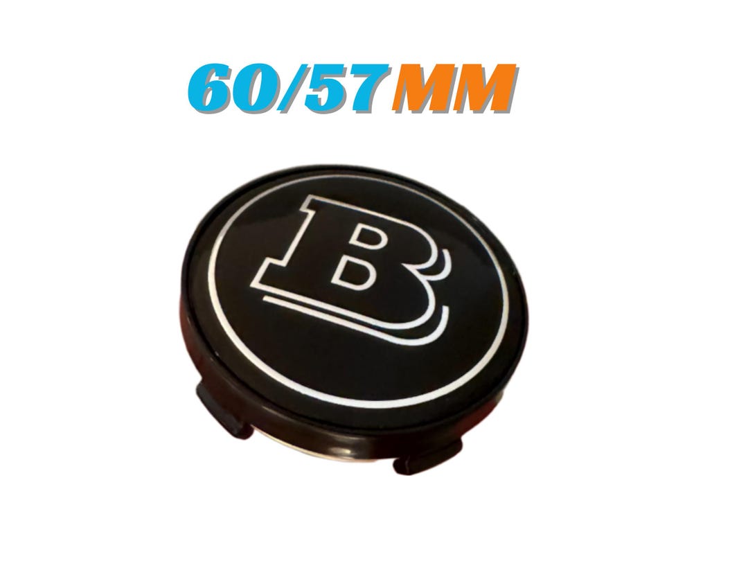 4 Pieces 60mm / 57mm Mercedes Benz Wheel Center Hub Caps Covers Black ...