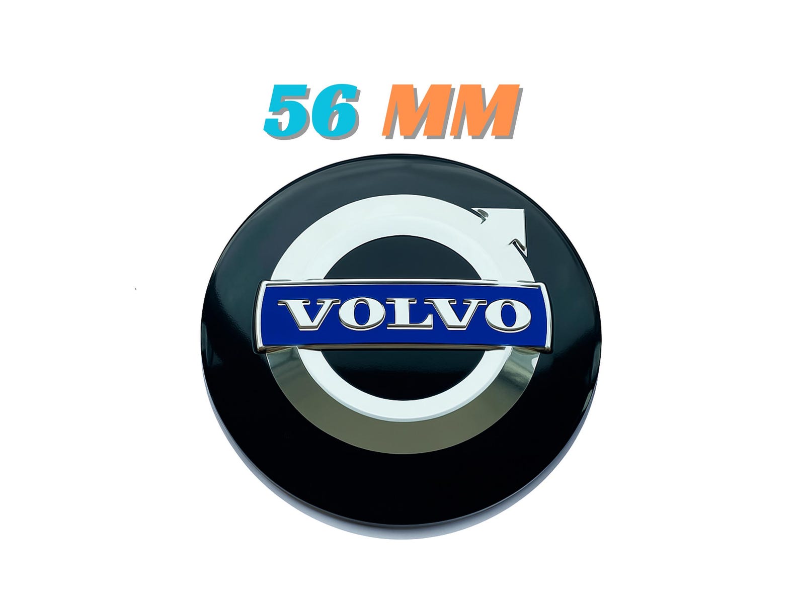 Volvo Wheel Center Hub Stickers 56mm: Metal Emblem, Handmade (4 Pcs) - Etsy