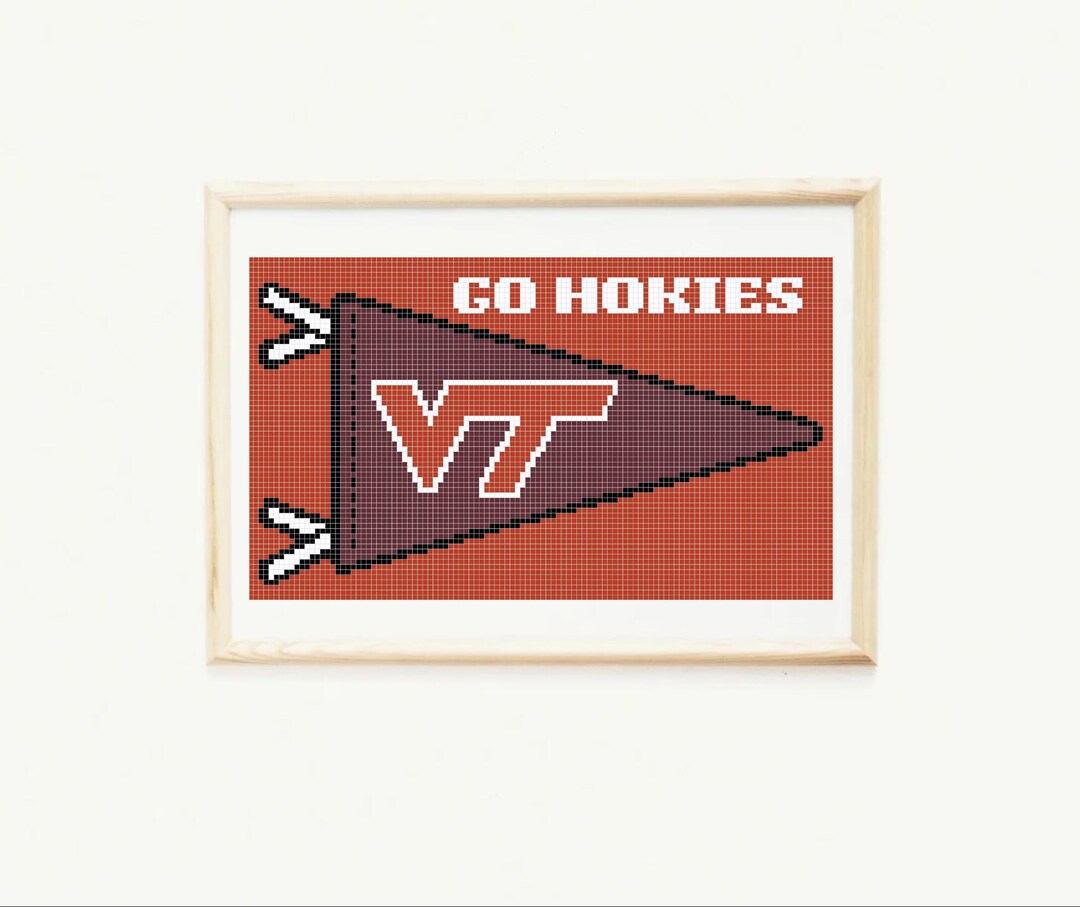 PDF Needlepoint & Cross Stitch Digital Pattern - Virginia Tech VT ...