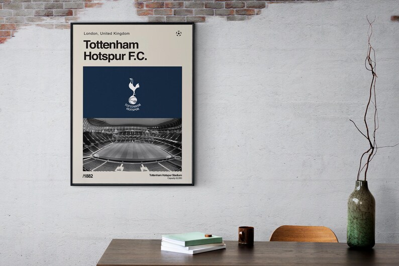 Tottenham Hotspur Stadium Poster: Soccer Fan Art Print - Etsy