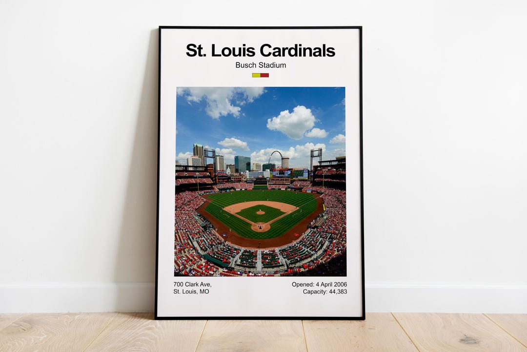 Busch Stadium Poster: St. Louis Cardinals Print - Etsy
