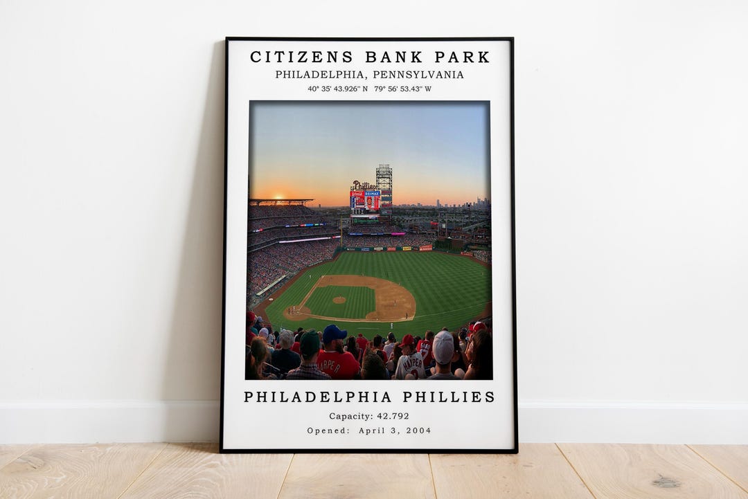 Citizens Bank Park Poster: Philadelphia Phillies Baseball Print - Etsy