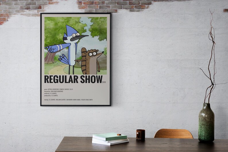 Regular Show, Regular Show Poster, Minimalist Poster, Epic Tv Series ...