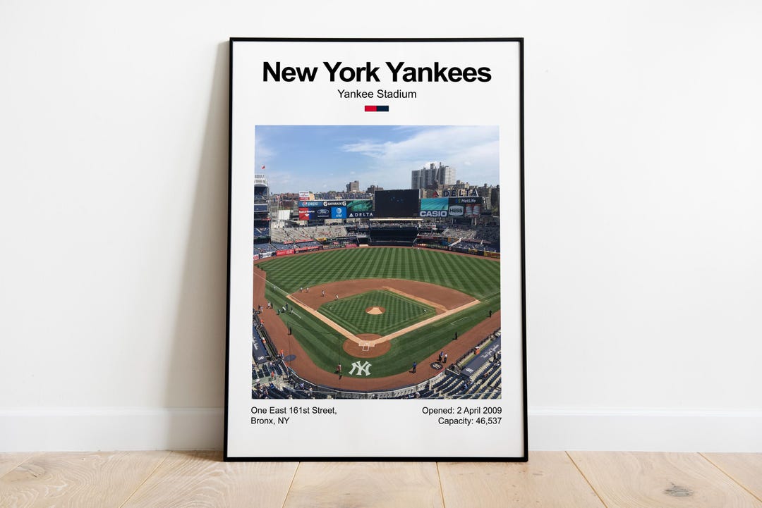 Yankee Stadium Poster: New York Yankees Fine Art Print - Etsy
