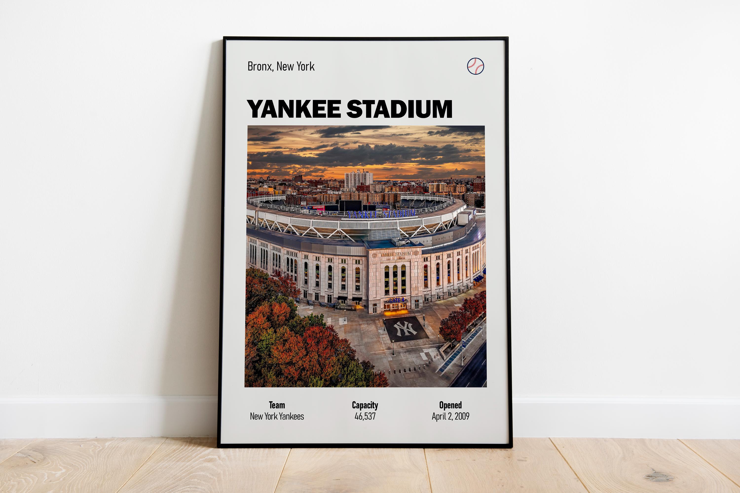 Yankee Stadium Poster: New York Yankees Fine Art Print - Etsy