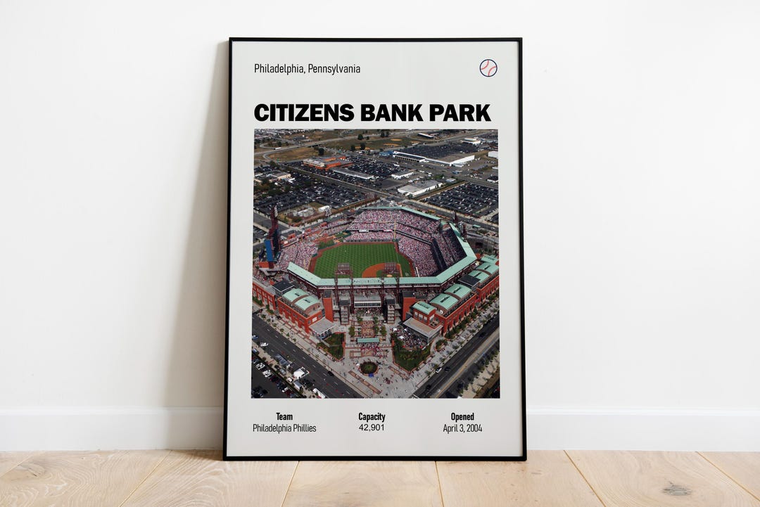 Citizens Bank Park Poster: Philadelphia Phillies Baseball Print - Etsy