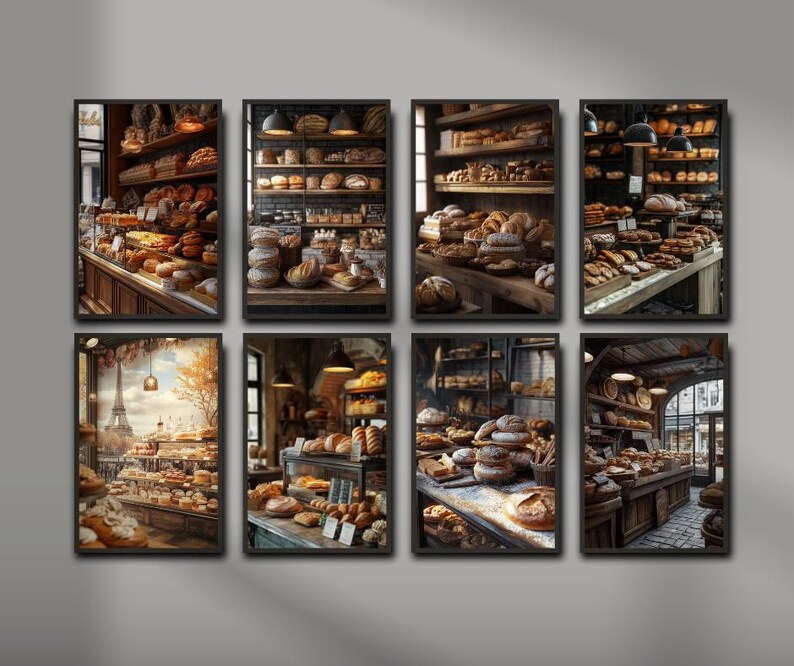 68 Bakery Realistic Photos, Bakery Themed Decor, Rustic Bakery Themed ...