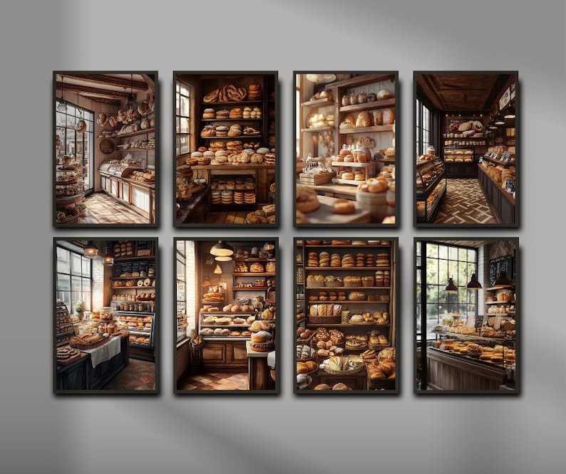 68 Bakery Realistic Photos, Bakery Themed Decor, Rustic Bakery Themed ...