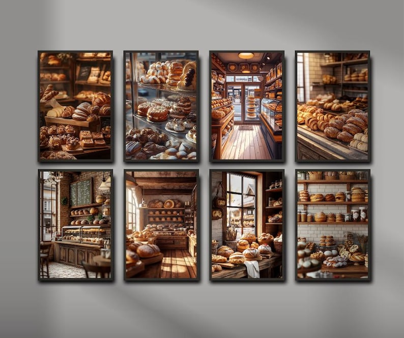 68 Bakery Realistic Photos, Bakery Themed Decor, Rustic Bakery Themed ...
