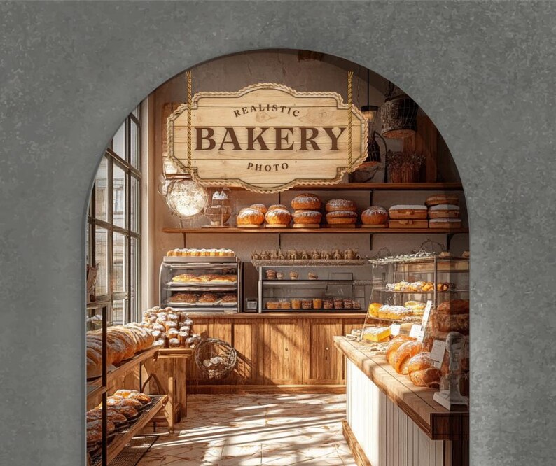 68 Bakery Realistic Photos, Bakery Themed Decor, Rustic Bakery Themed ...