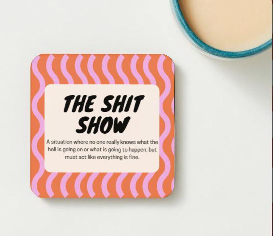 The Shit Show Definition | Coworker Gift | Office Gift | Office Decor ...