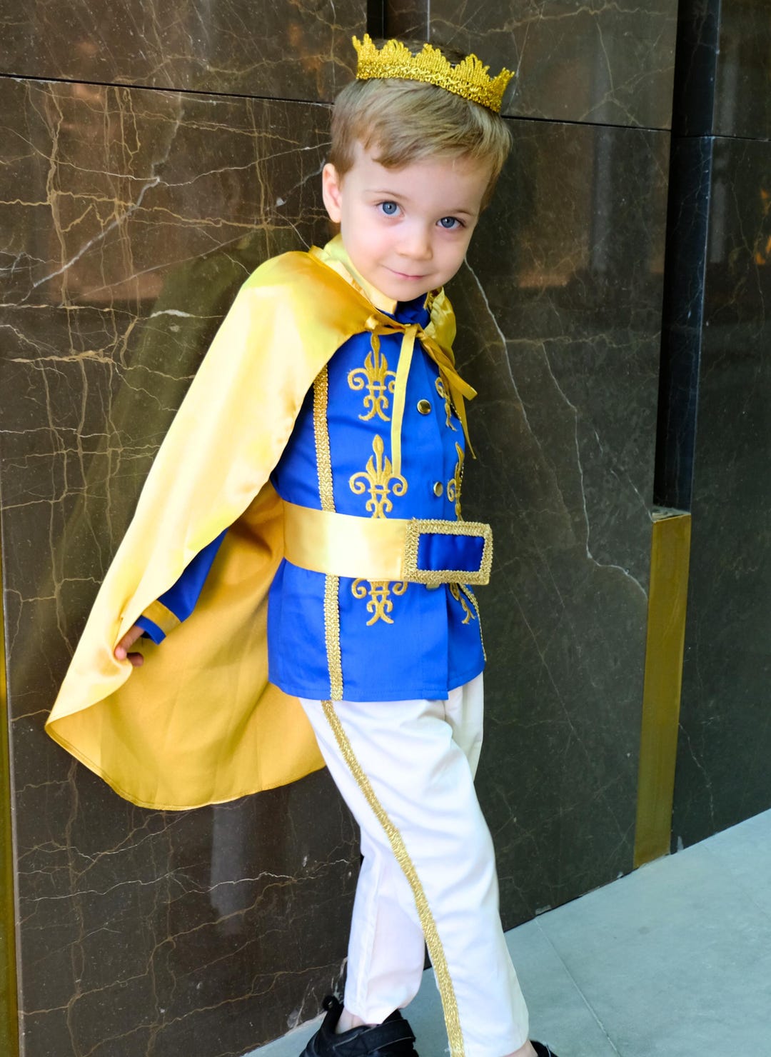 Baby Boys Prince Suit, Boy Blue Goldenprince Suit, King Theme Baby ...