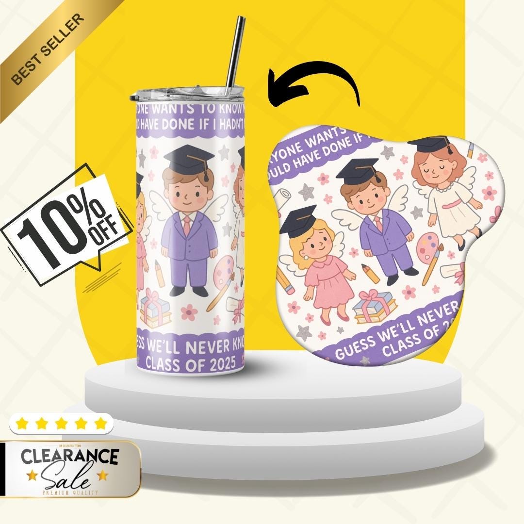 Sonny Angel Graduation 20oz Tumbler, Graduation Gift for College Sonny ...