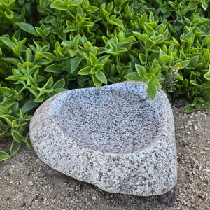 Custom Made to Order River Stone Bird Bath - Etsy