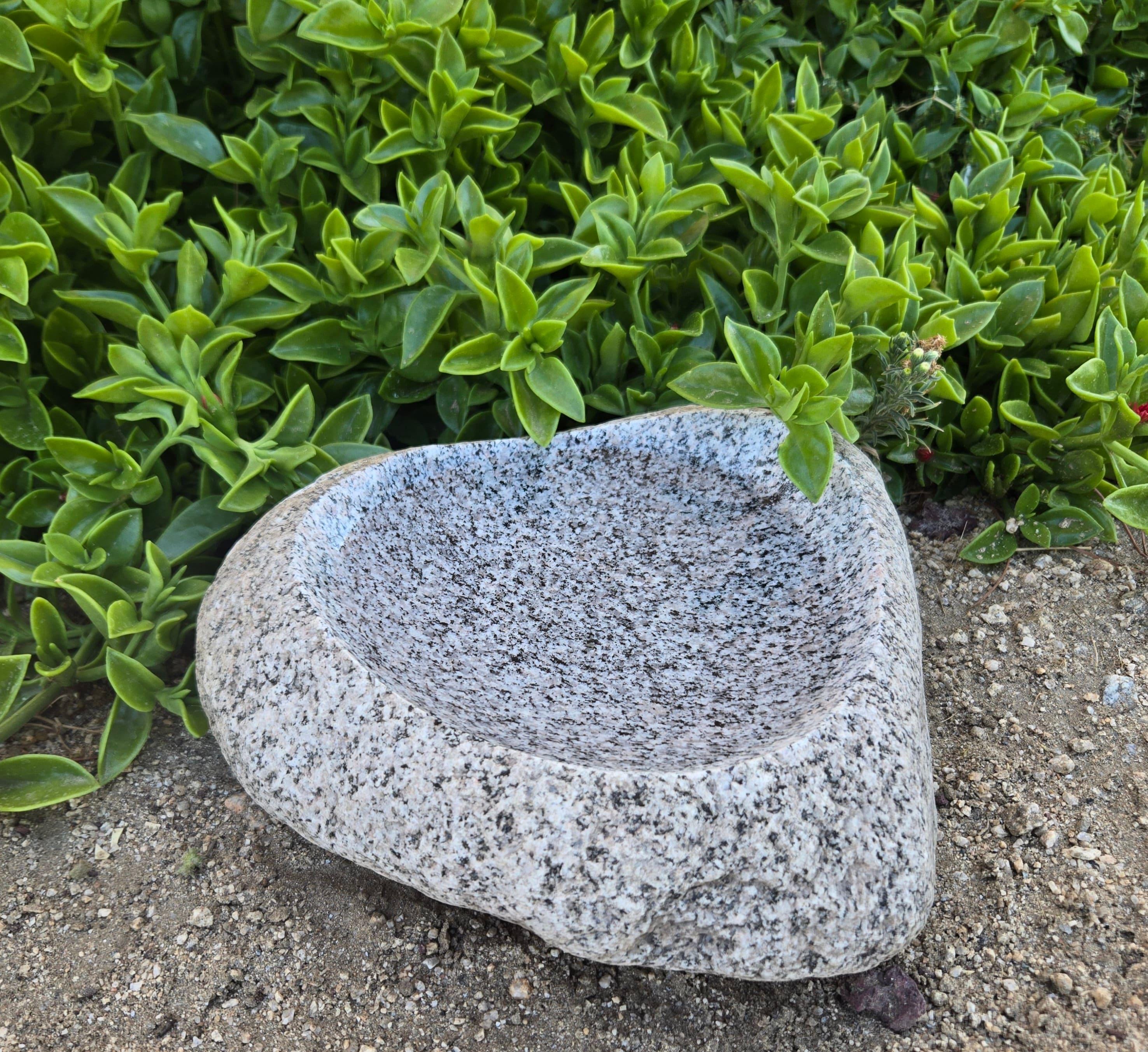 Custom Made to Order River Stone Bird Bath - Etsy