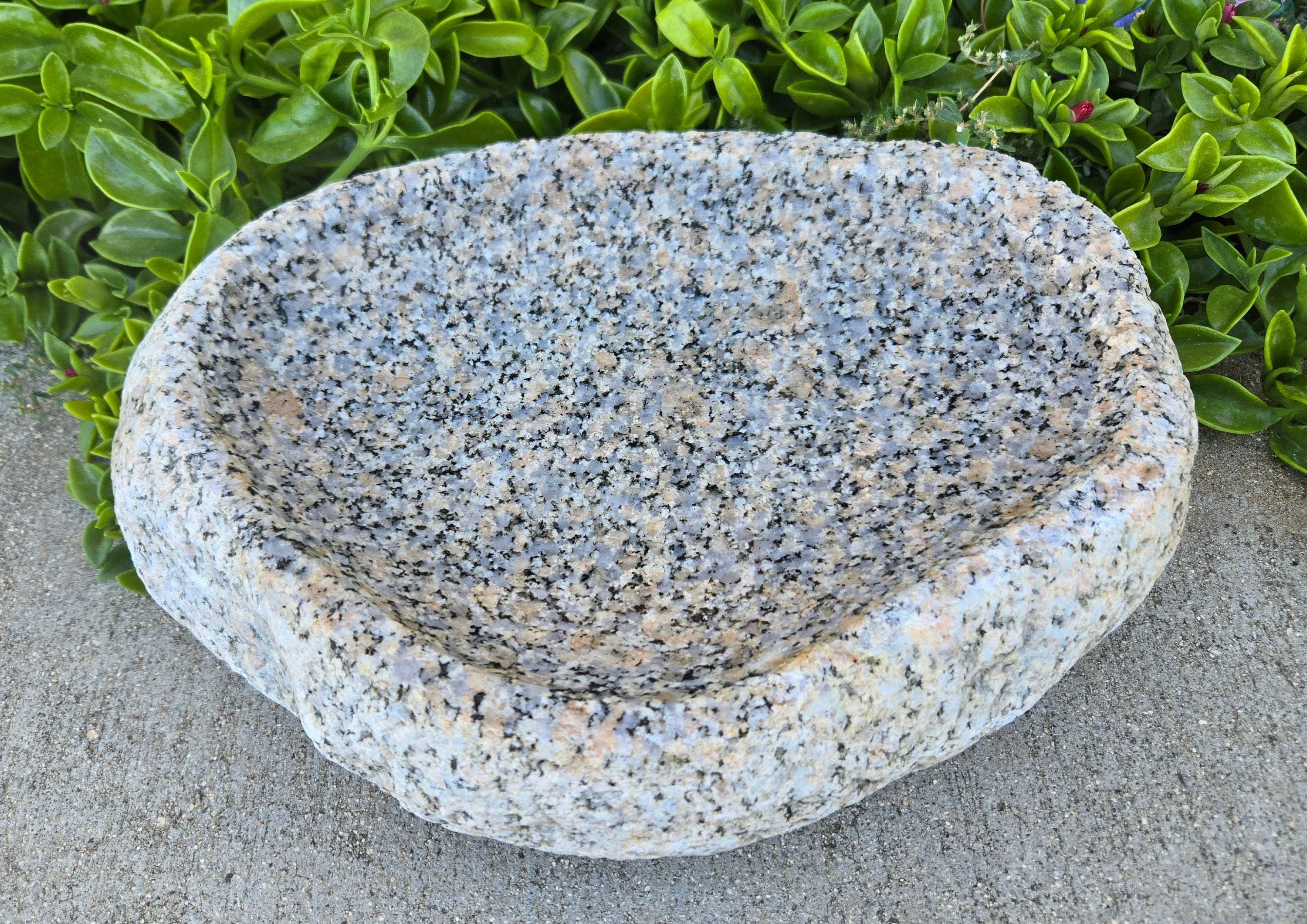 Custom Made to Order River Stone Bird Bath - Etsy
