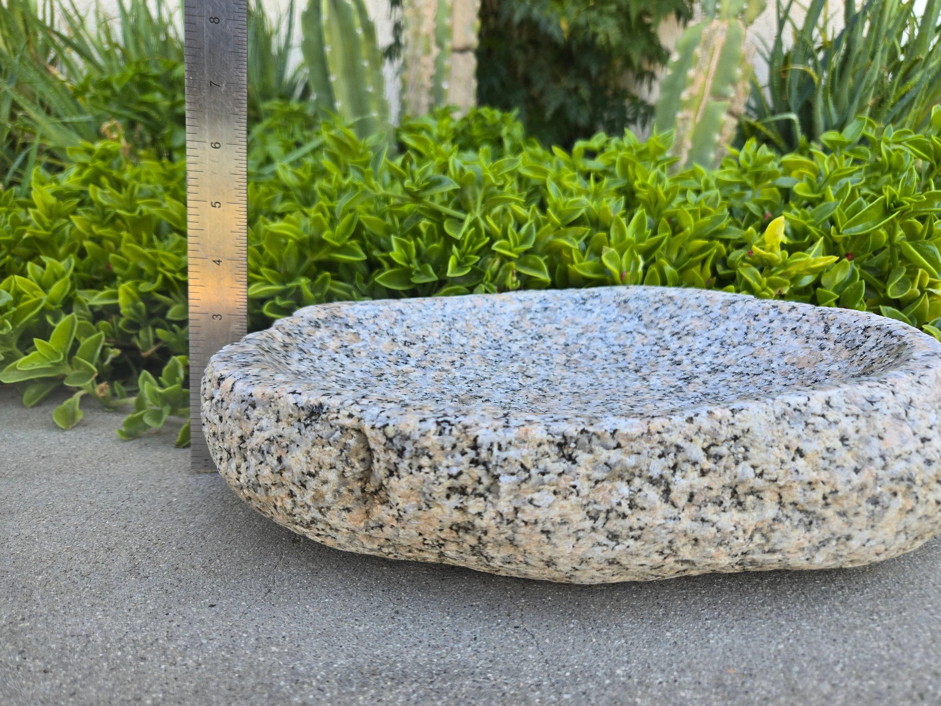 Custom Made to Order River Stone Bird Bath - Etsy