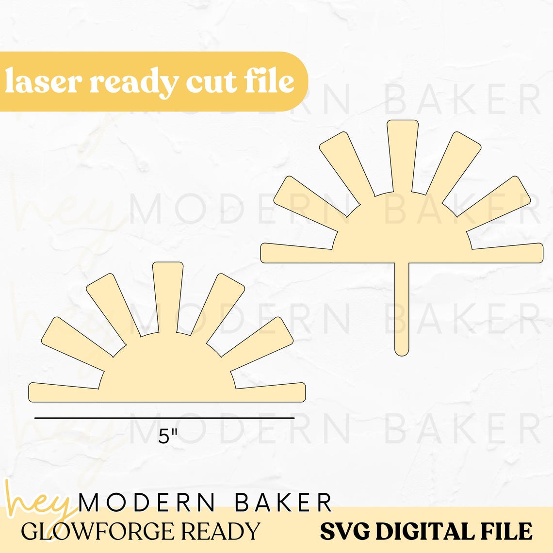 SUN Birthday Cake Topper Digital File | Sun Cake | Fun in Sun Theme ...