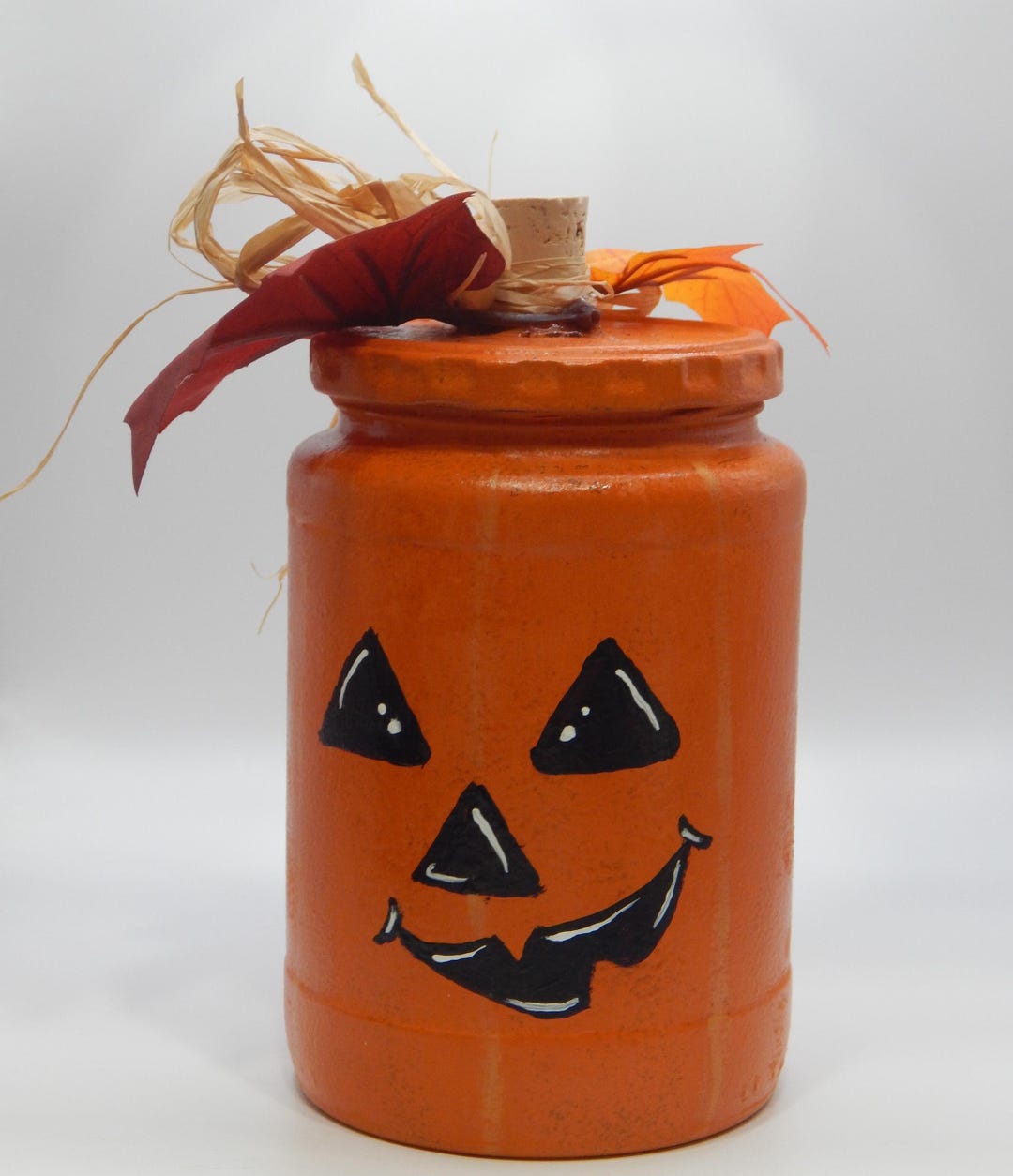 Hand Painted Halloween Themed Jars - Etsy