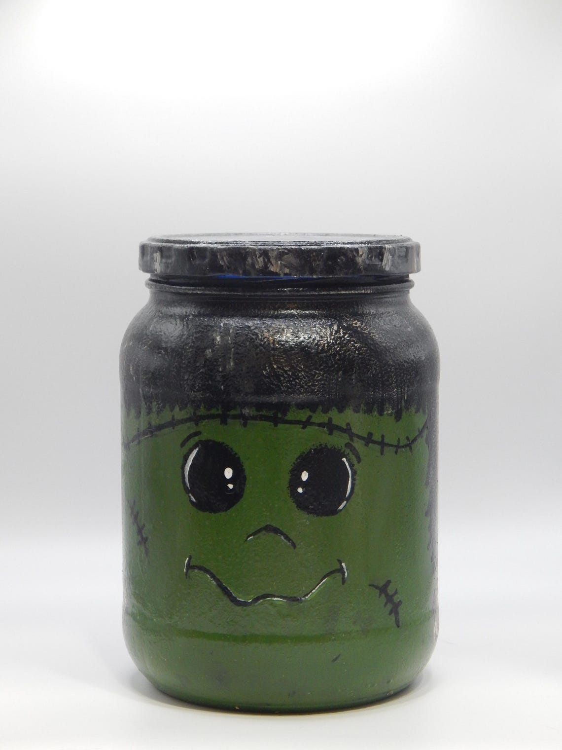Hand Painted Halloween Themed Jars - Etsy