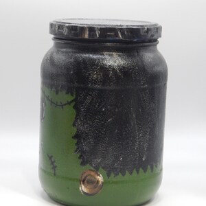 Hand Painted Halloween Themed Jars - Etsy