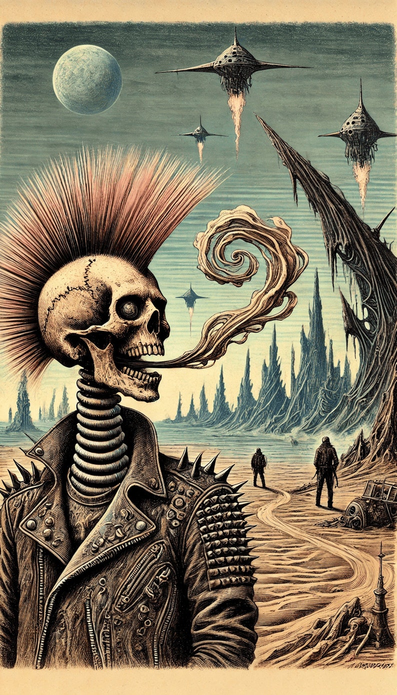 Punk Rock Poster and Wallpaper. - Etsy