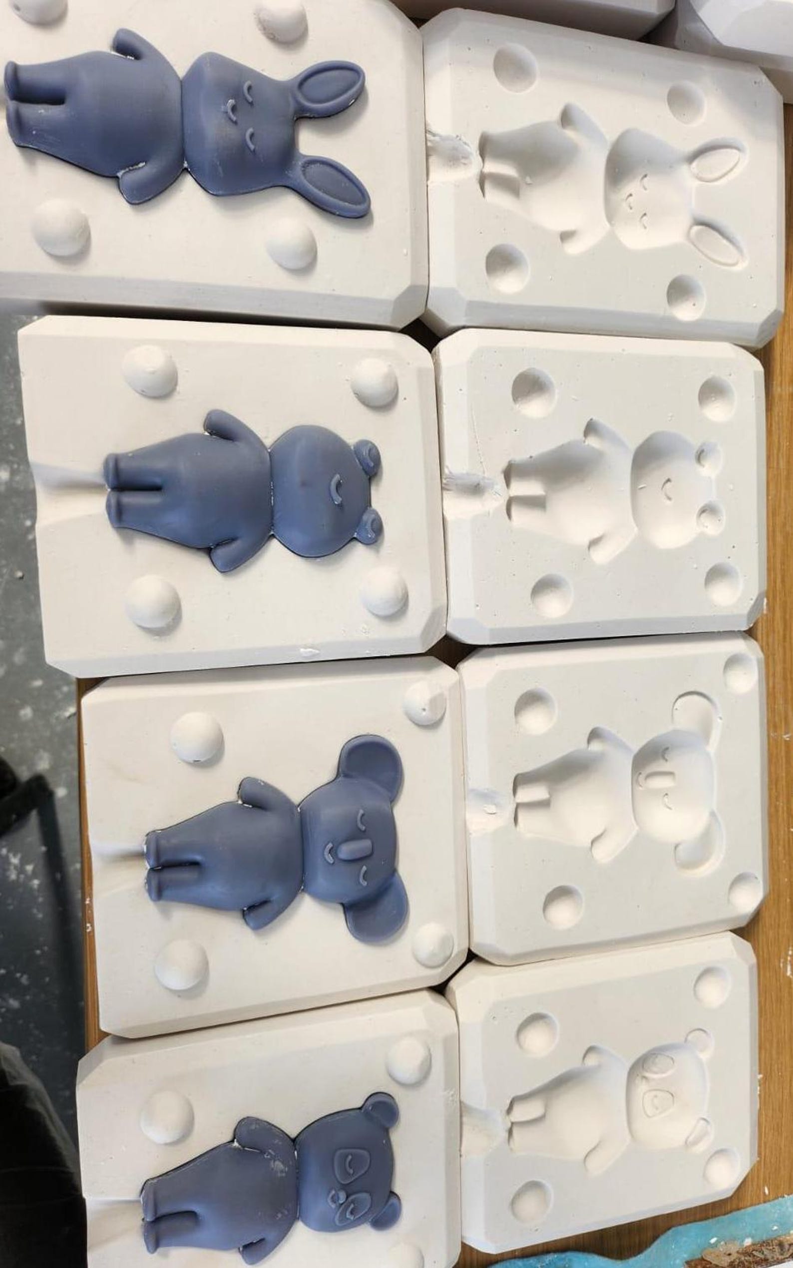Custom Design Mini Figures Hobby Plaster Molds - Etsy