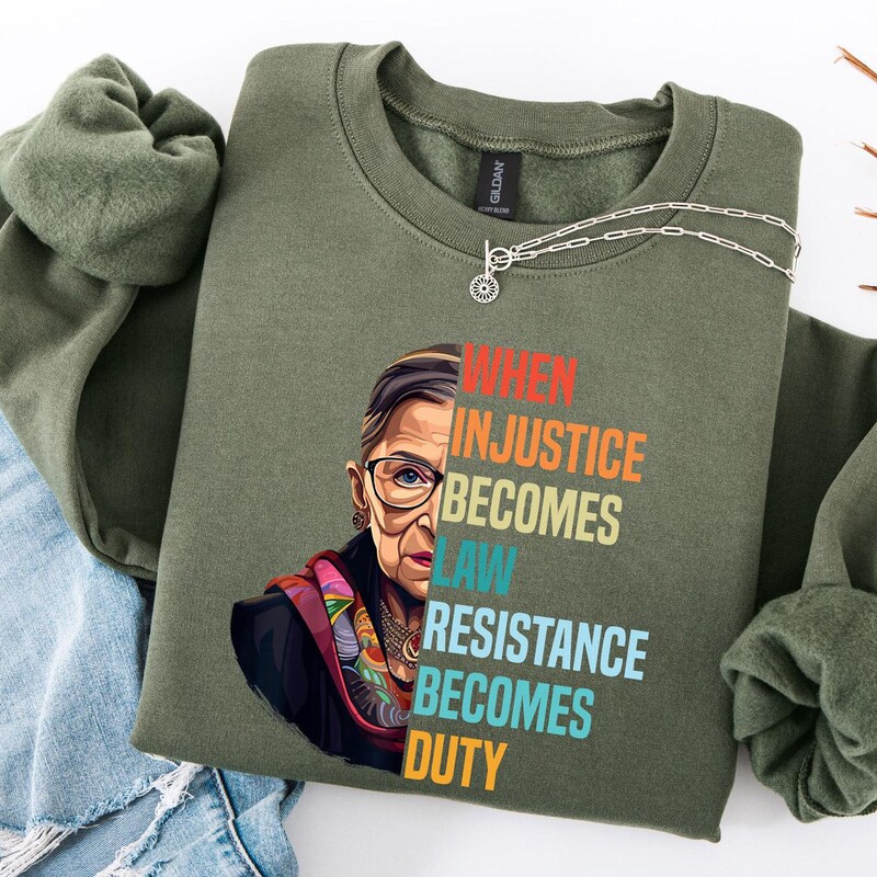 Rbg Sweatshirt - Etsy