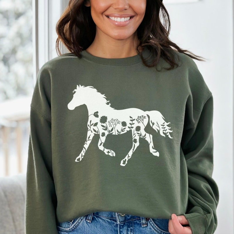 Horse Sweatshirt - Etsy
