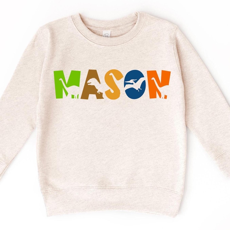 Dinosaur Kids Sweatshirts - Etsy
