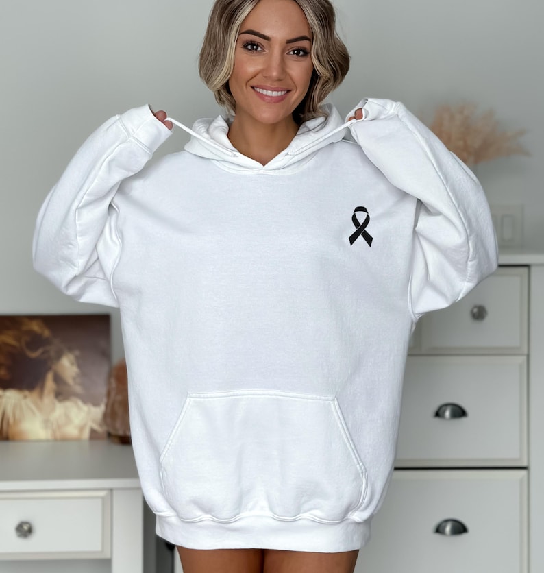 Cancer Awareness Hoodie: Ribbon Graphic, Survivor Gift - Etsy