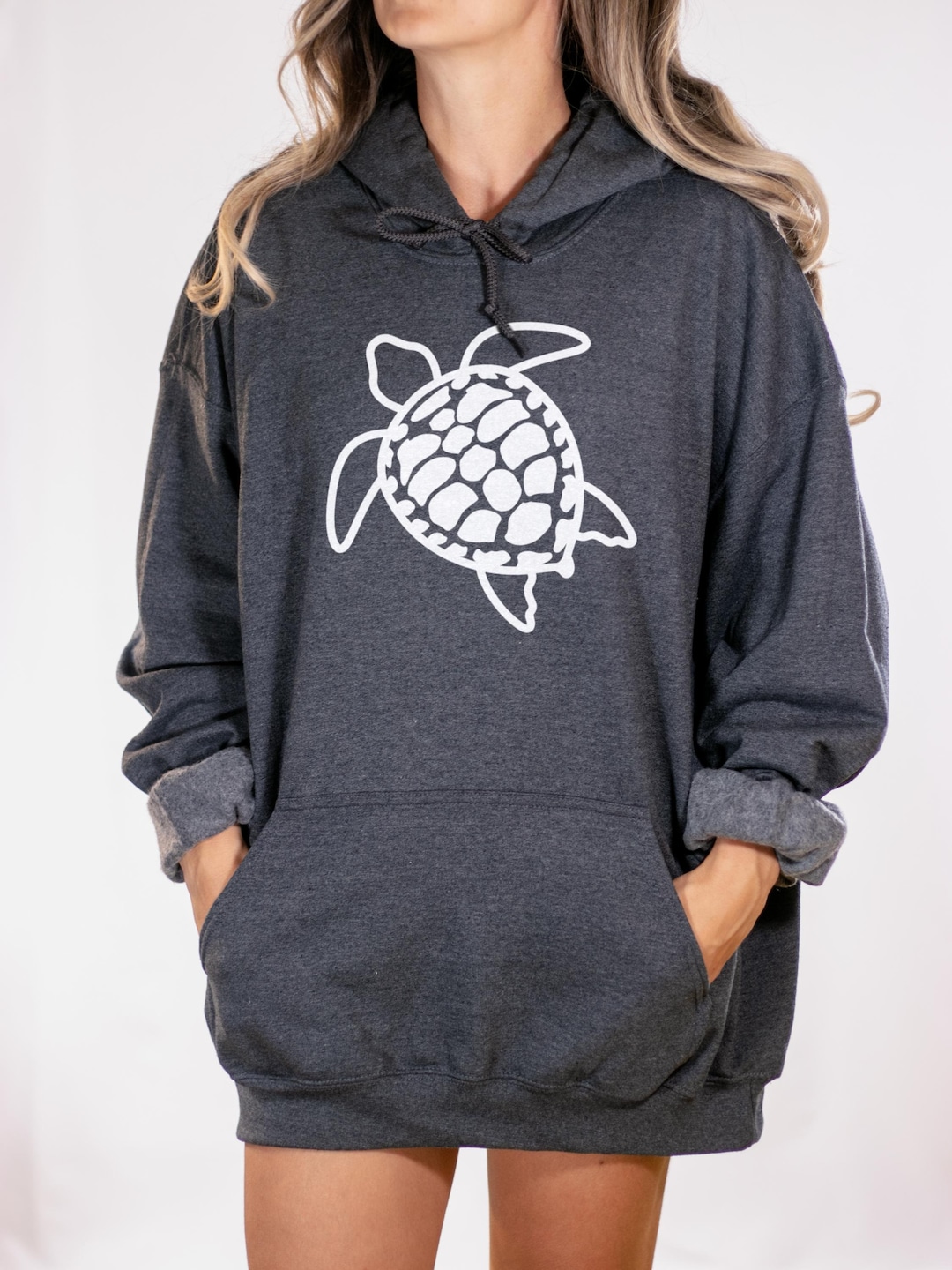 Turtle Sweatshirt - Sea Turtle Hoodie - Beach Life Sweater - Turtle ...