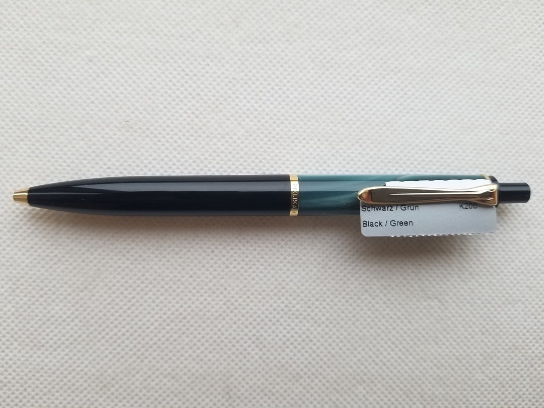 Pelikan Classic K200 Green Marbled Ballpen - Etsy
