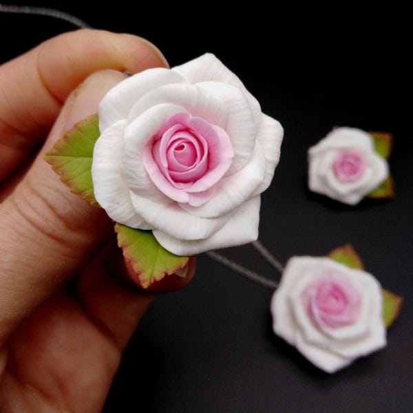Polymer Clay Roses - Etsy