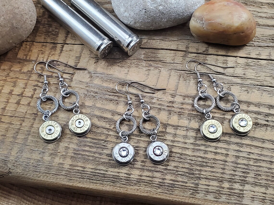 Bullet Jewelry Bullet Earrings BEST SELLER for 8 Years | Etsy
