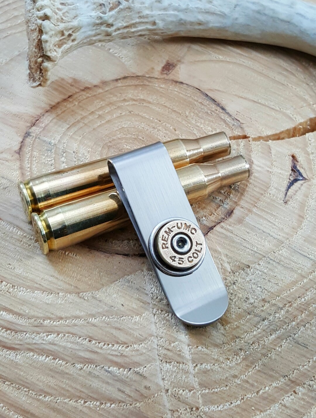 Bullet Money Clip - Brass Bullet Money Clip - Men's Accessories - Gifts ...