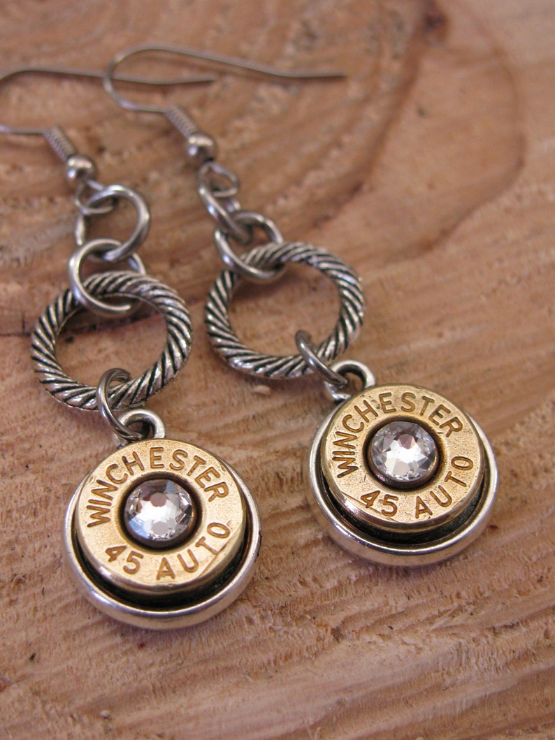 Bullet Jewelry Bullet Earrings BEST SELLER Classic Style | Etsy