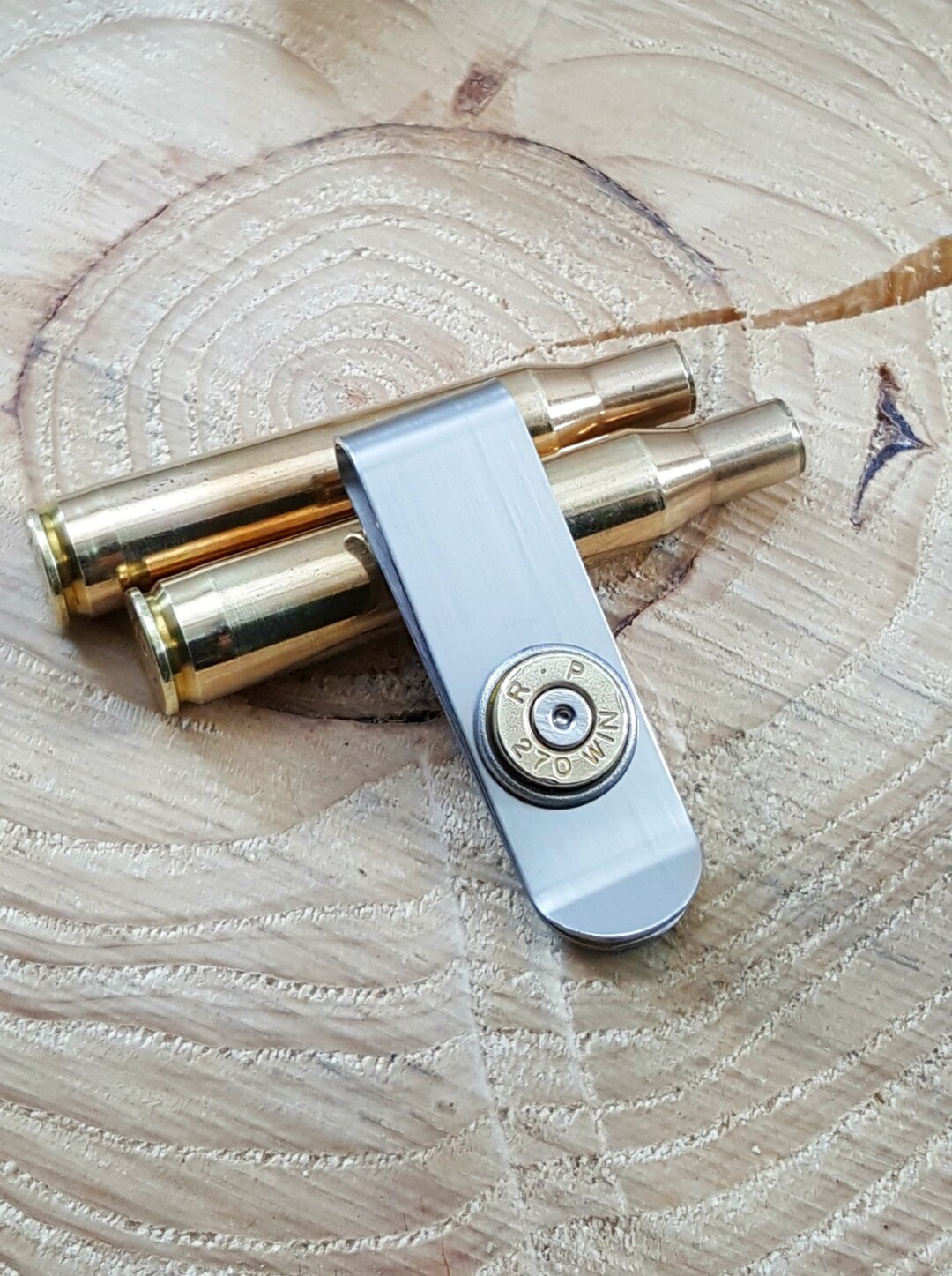 Bullet Money Clip - Brass Bullet Money Clip - Bullet Jewelry - Men's ...
