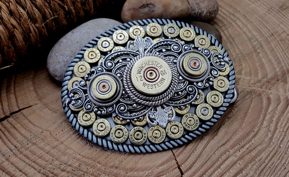Shotshell & Bullet Casing Oval Belt Buckle BEST SELLER for | Etsy