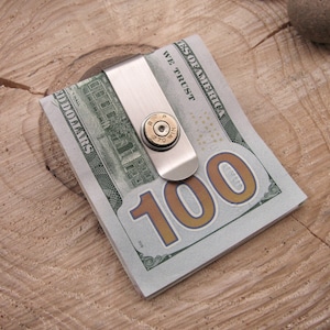 Bullet Money Clip - Brass Bullet Money Clip - Men's Accessories - Gifts ...
