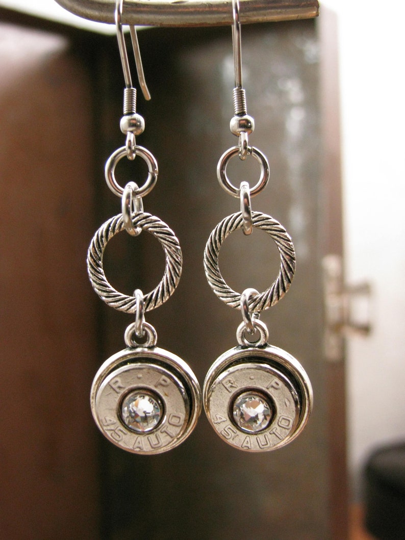 Bullet Jewelry Bullet Earrings BEST SELLER Classic Style | Etsy