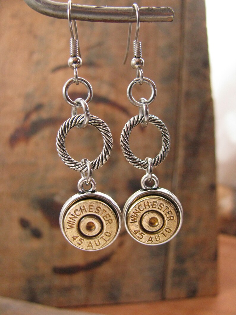 Bullet Jewelry Bullet Earrings BEST SELLER Classic Style | Etsy