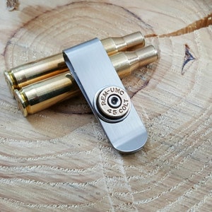 Bullet Money Clip - Brass Bullet Money Clip - Men's Accessories - Gifts ...